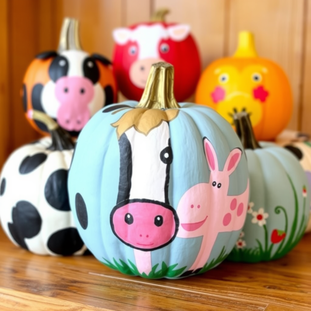 Best Farm Animal Pumpkin Painting Ideas | Vondy