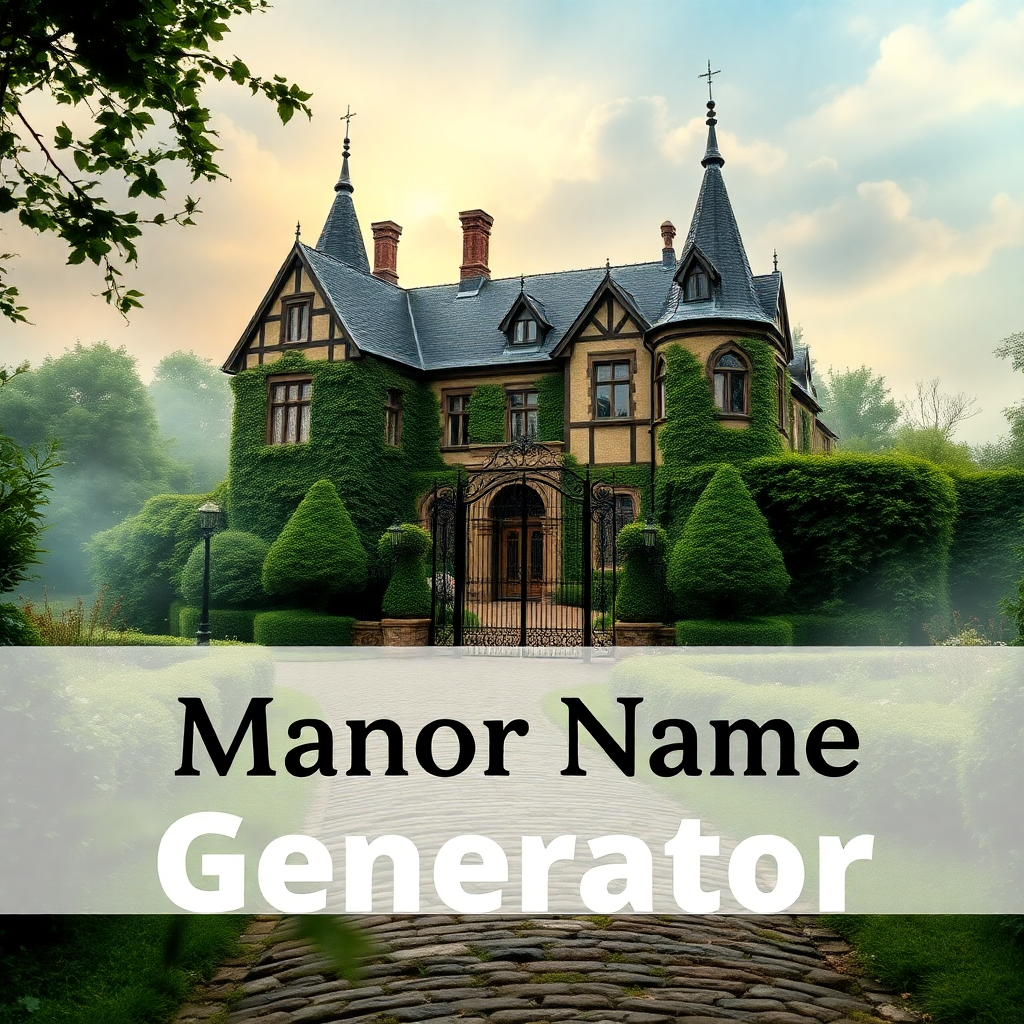Best Manor Name Generator | Vondy