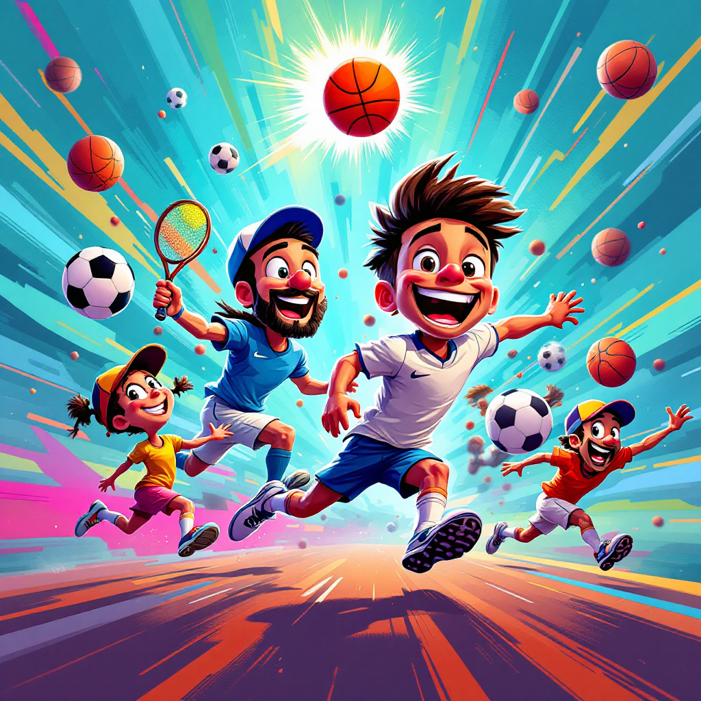 Best Cartoon Sports Figure Generator | Vondy
