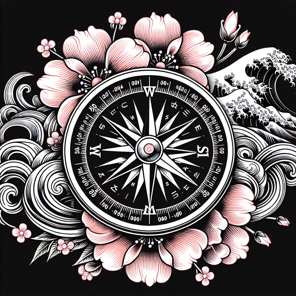 Best Japanese Compass Tattoo Generator | Vondy