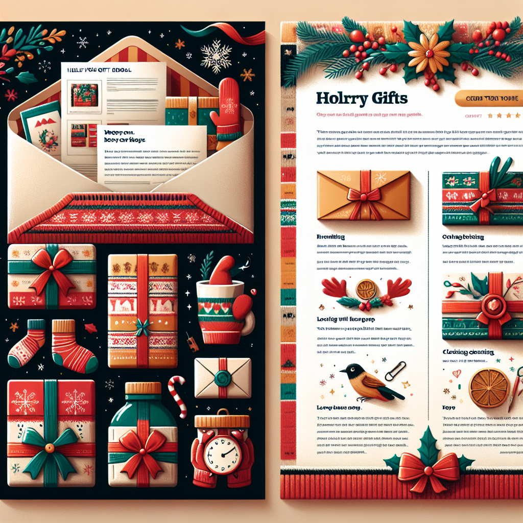 Best Holiday Gift Guide Email Template | Vondy