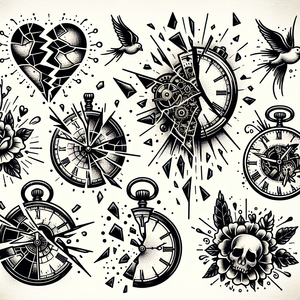 Best Broken Clock Tattoo Ideas | Vondy