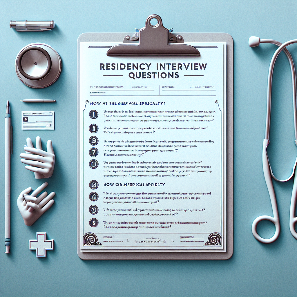 Best Mock Residency Interview Question Generator | Vondy