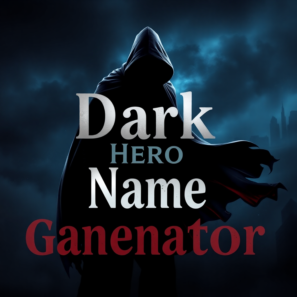 Best Dark Hero Name Generator | Vondy