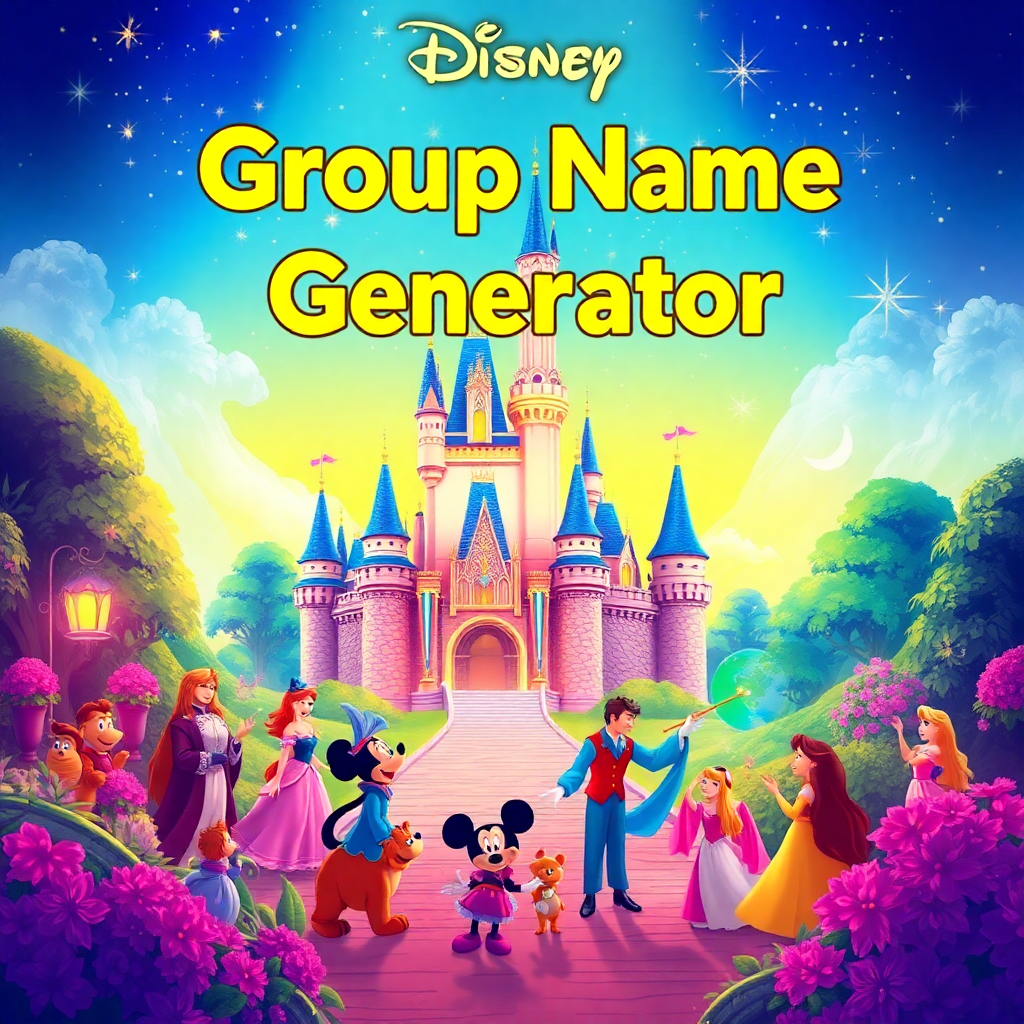 Best Disney Group Name Generator | Vondy