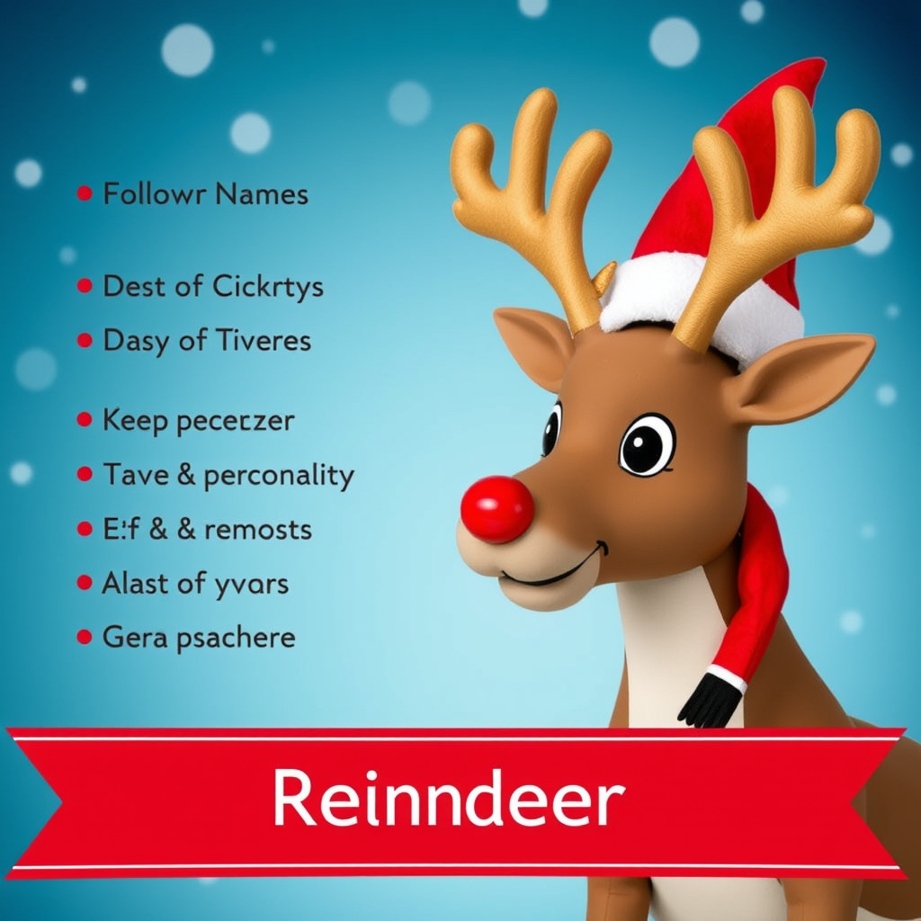 Best Reindeer Name Generator | Vondy