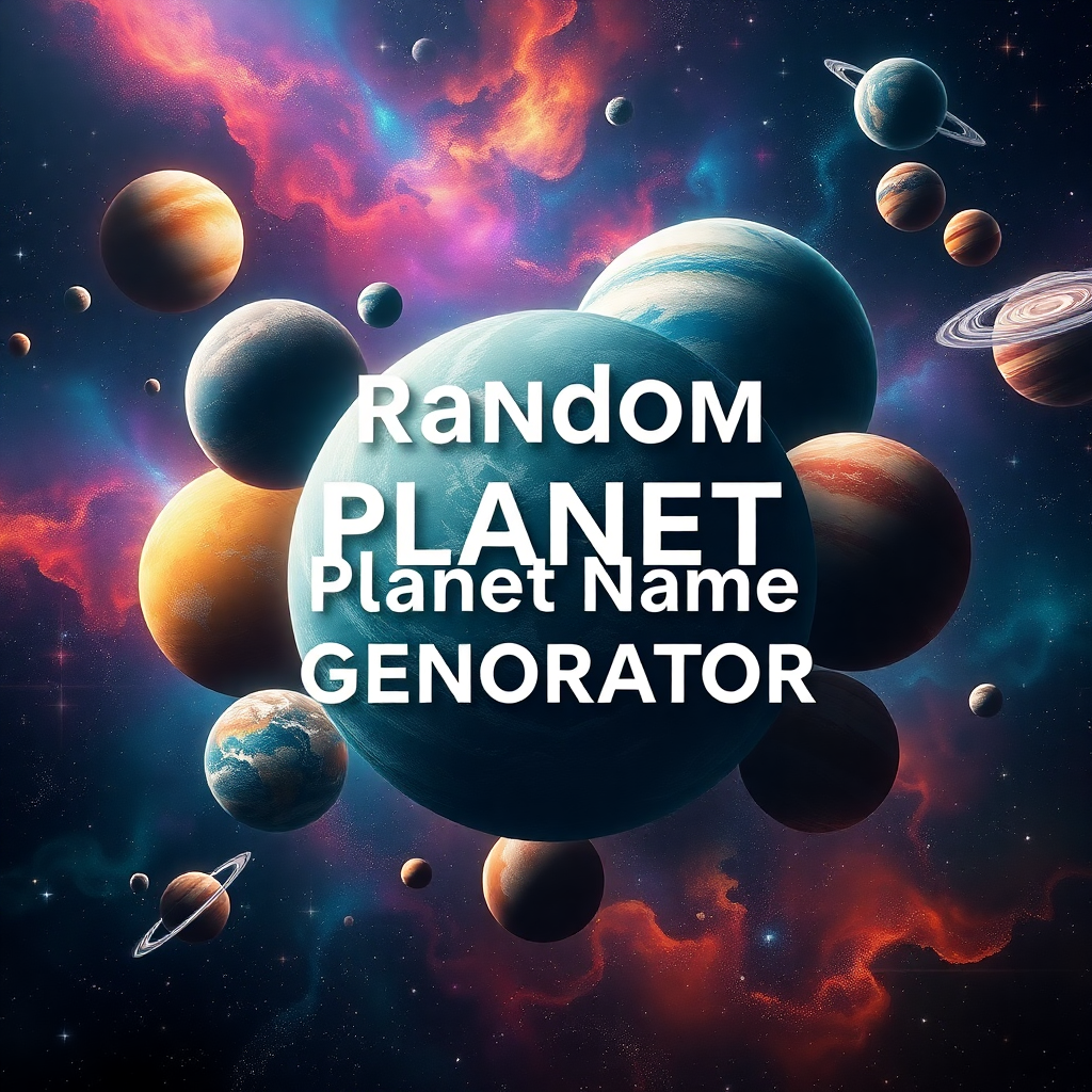 Best Random Planet Name Generator | Vondy