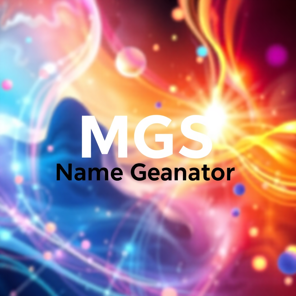 Best Mgs Name Generator | Vondy