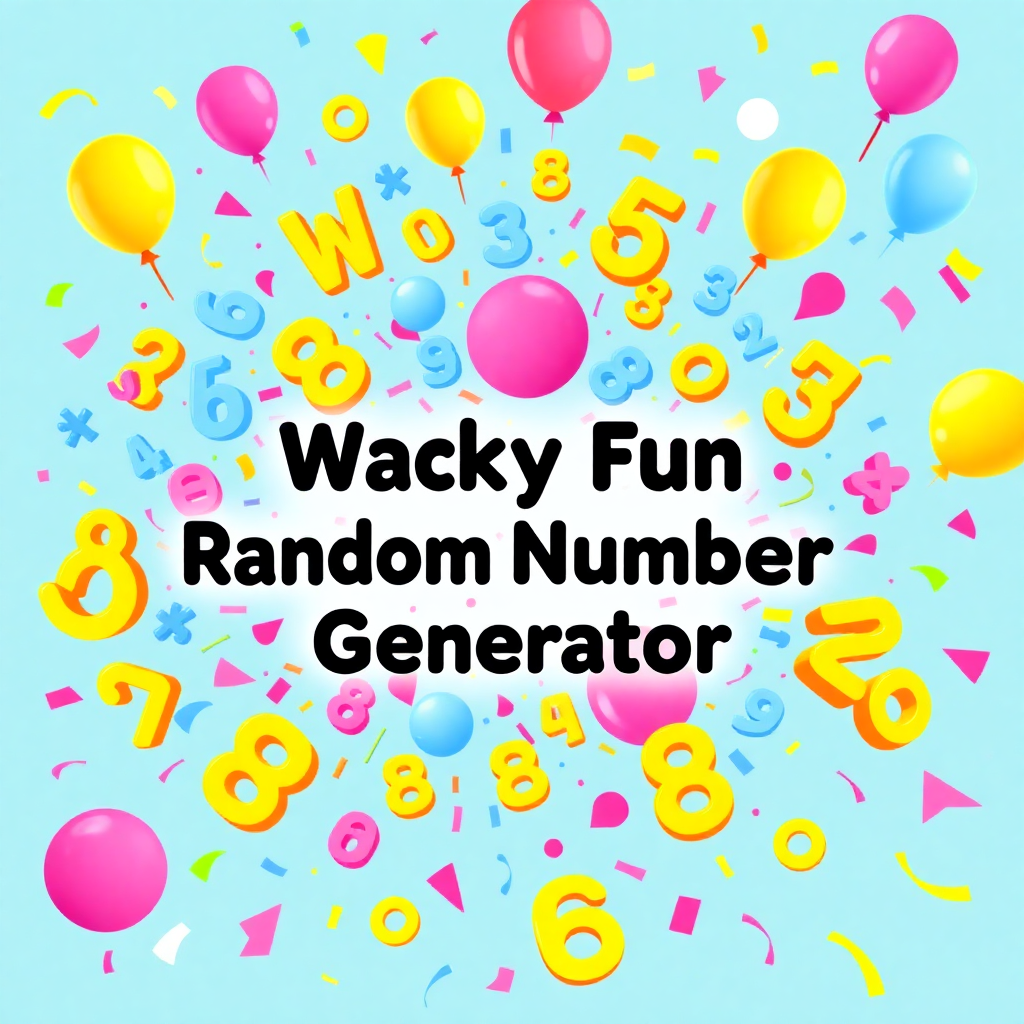Best Wacky Fun Random Number Generator | Vondy