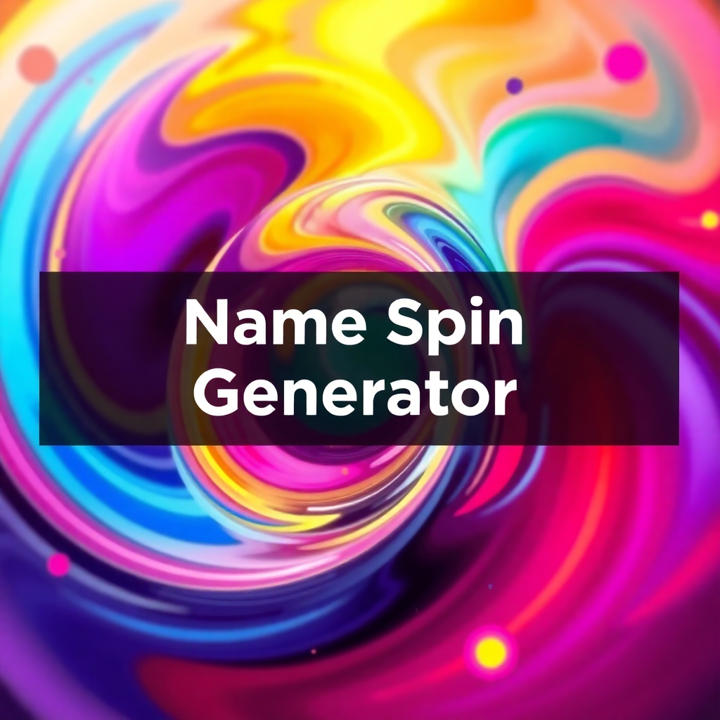 Best Name Spin Generator | Vondy