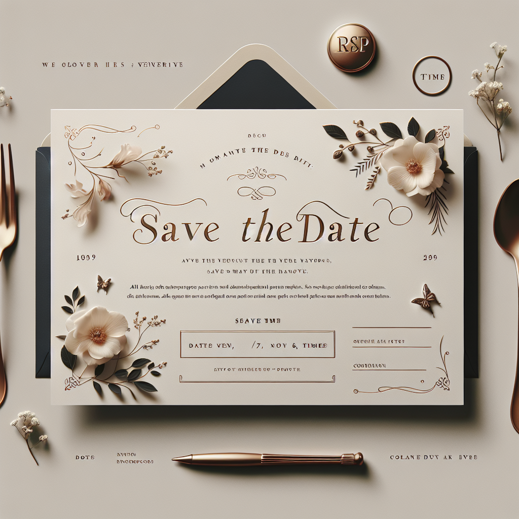 Best Save The Date Email Template | Vondy