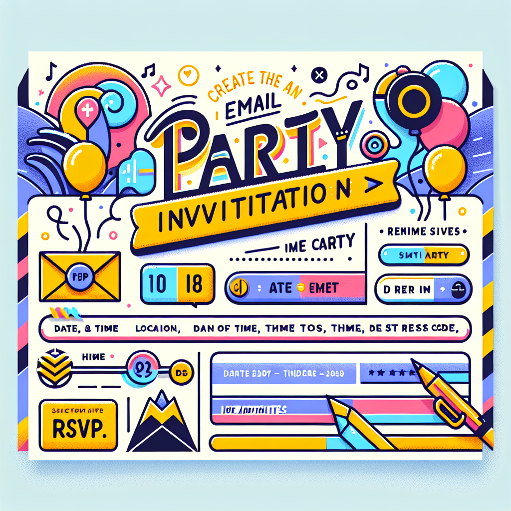 Best Email Party Invitation Template | Vondy