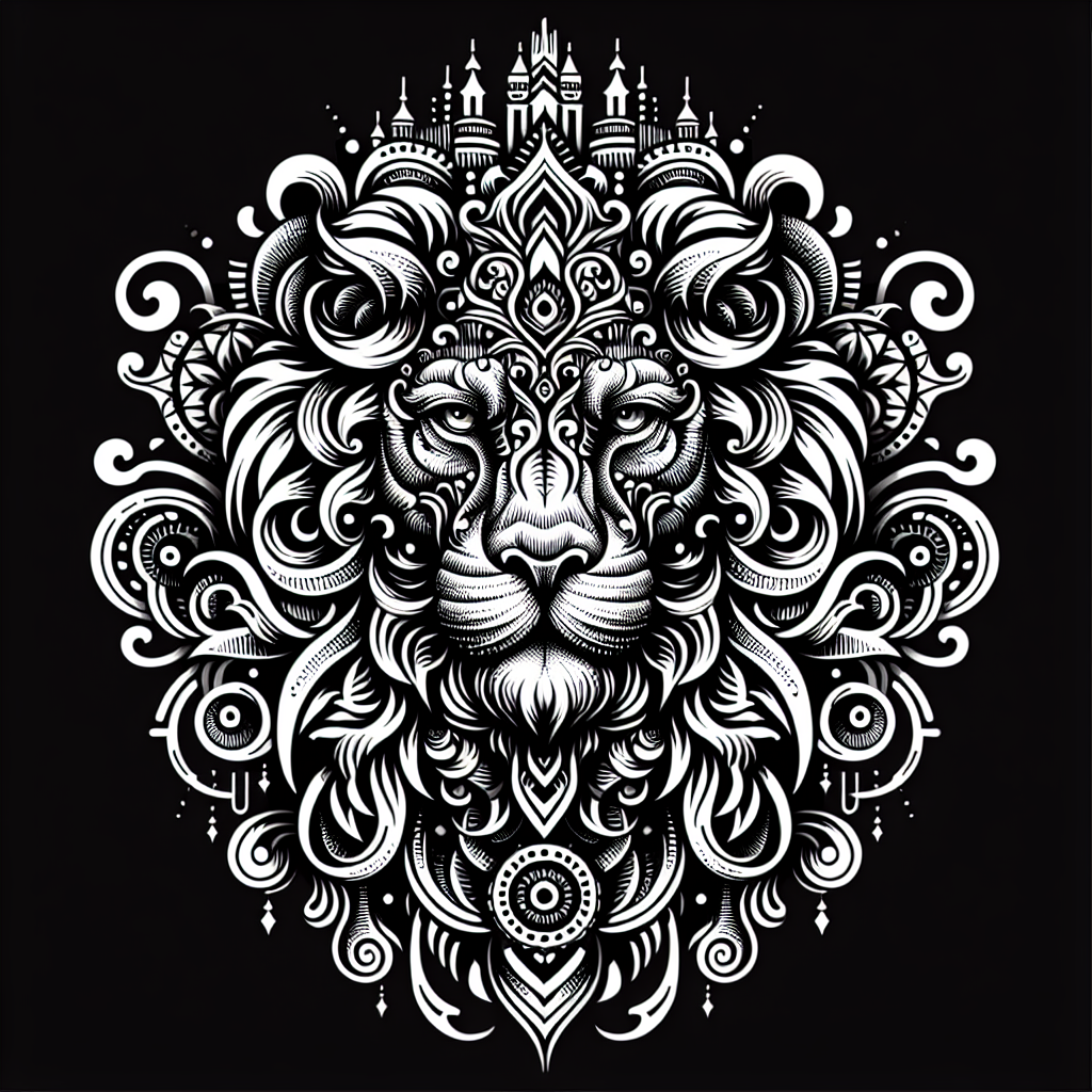 Best Gothic Lion Tattoo Generator | Vondy